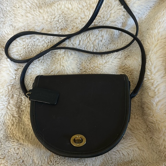 Coach | Bags | Coach Vintage 998blackleatherwatson Crossbody Purse ...
